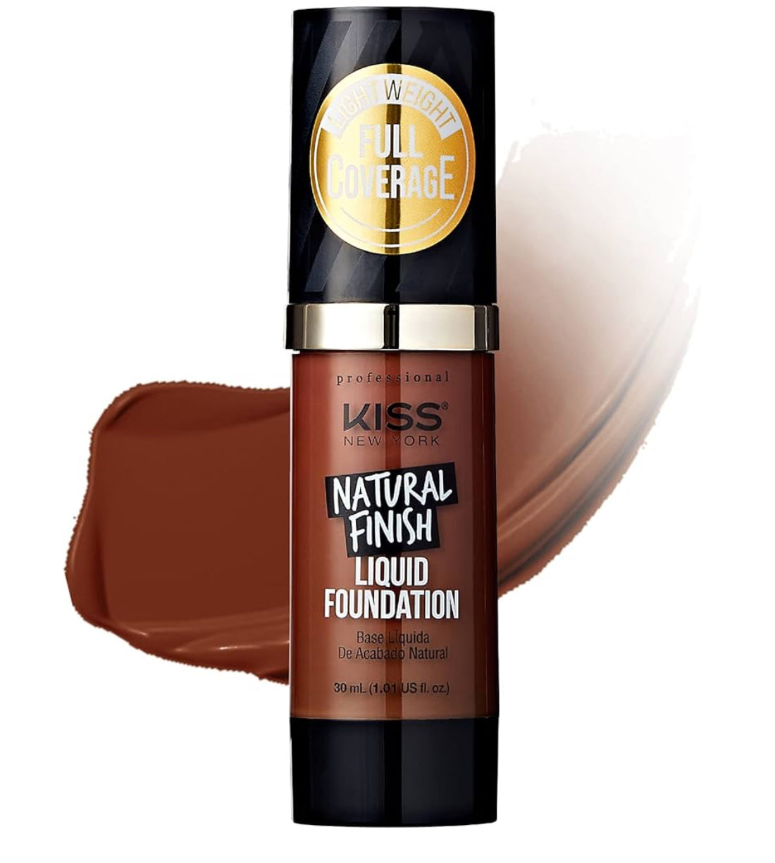 KISS NATURAL FINISH FOUNDATION | Swanky Beauty Supply