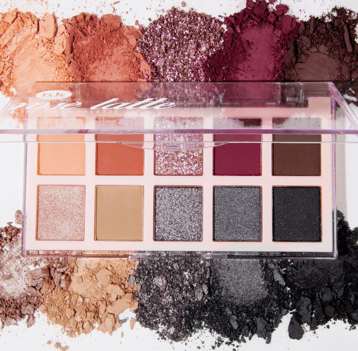 NICKAK ROSE LATTE 10 COLOUR PALETTE | Swanky Beauty Supply