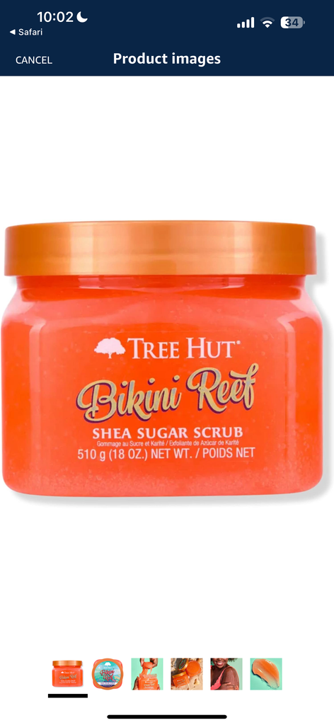 TREE HUT BIKINI REEF SHEA SCRUB | Swanky Beauty Supply