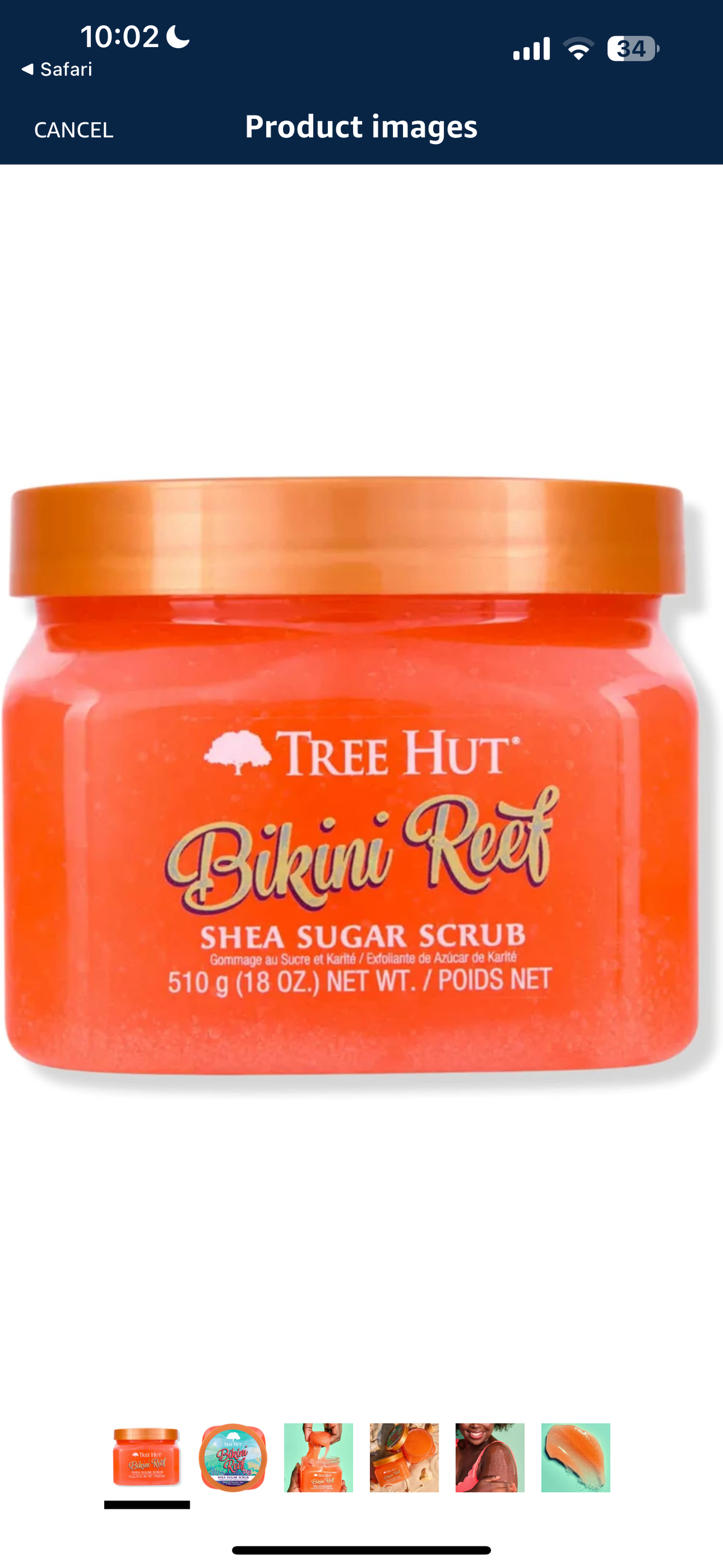 TREE HUT BIKINI REEF SHEA SCRUB | Swanky Beauty Supply