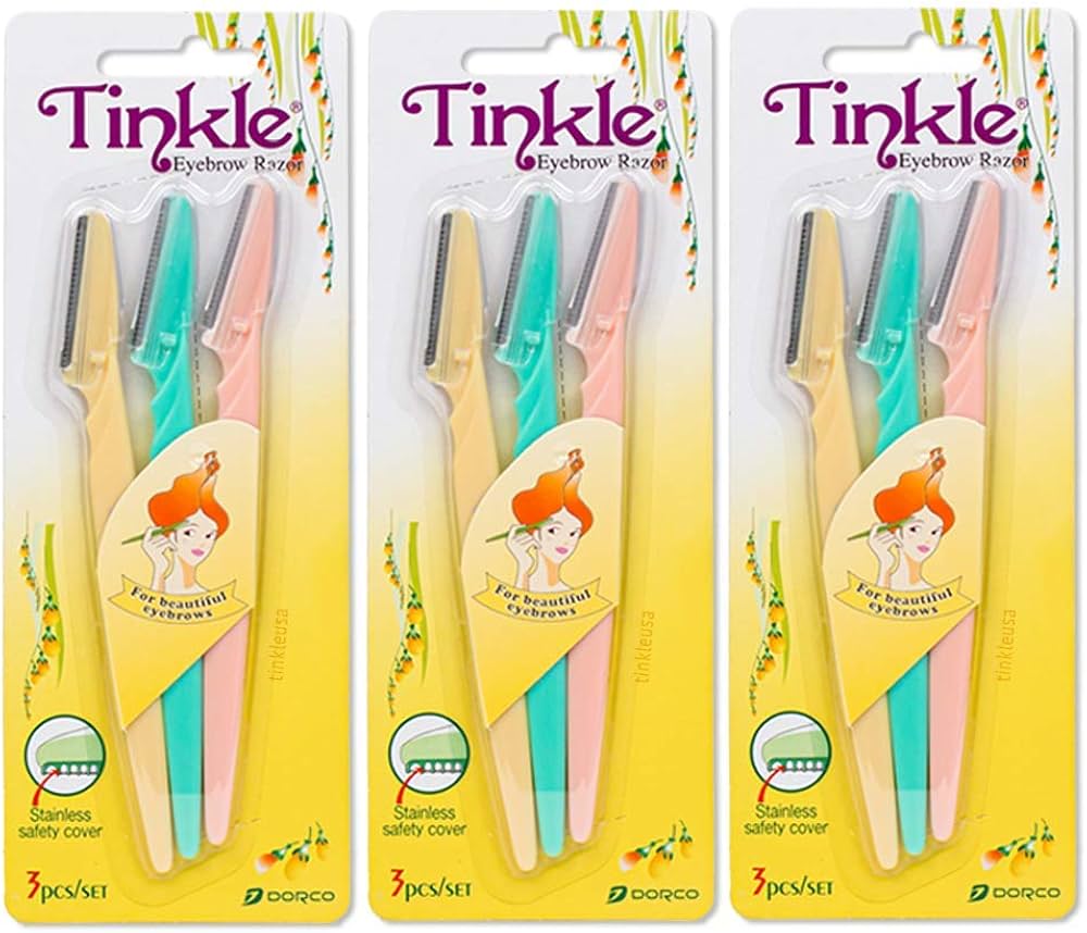 TINKLE 3 PIECE BROW RAZOR | Swanky Beauty Supply