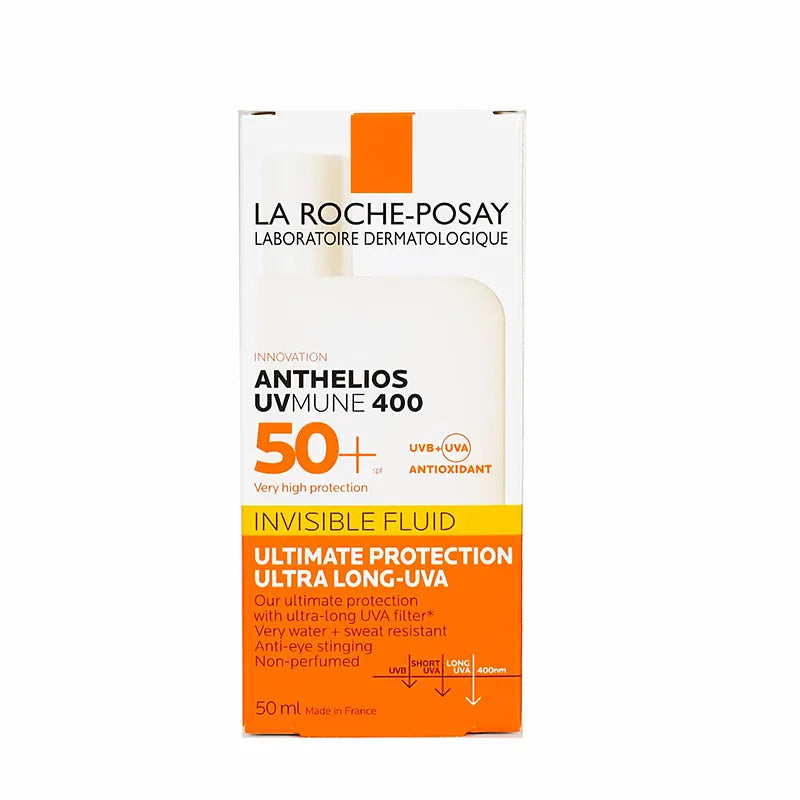 LA ROCHE-POSAY UV MUNE 400 INVISIBLE FLUID SPF 50+ SUN CREAM 50ml ...