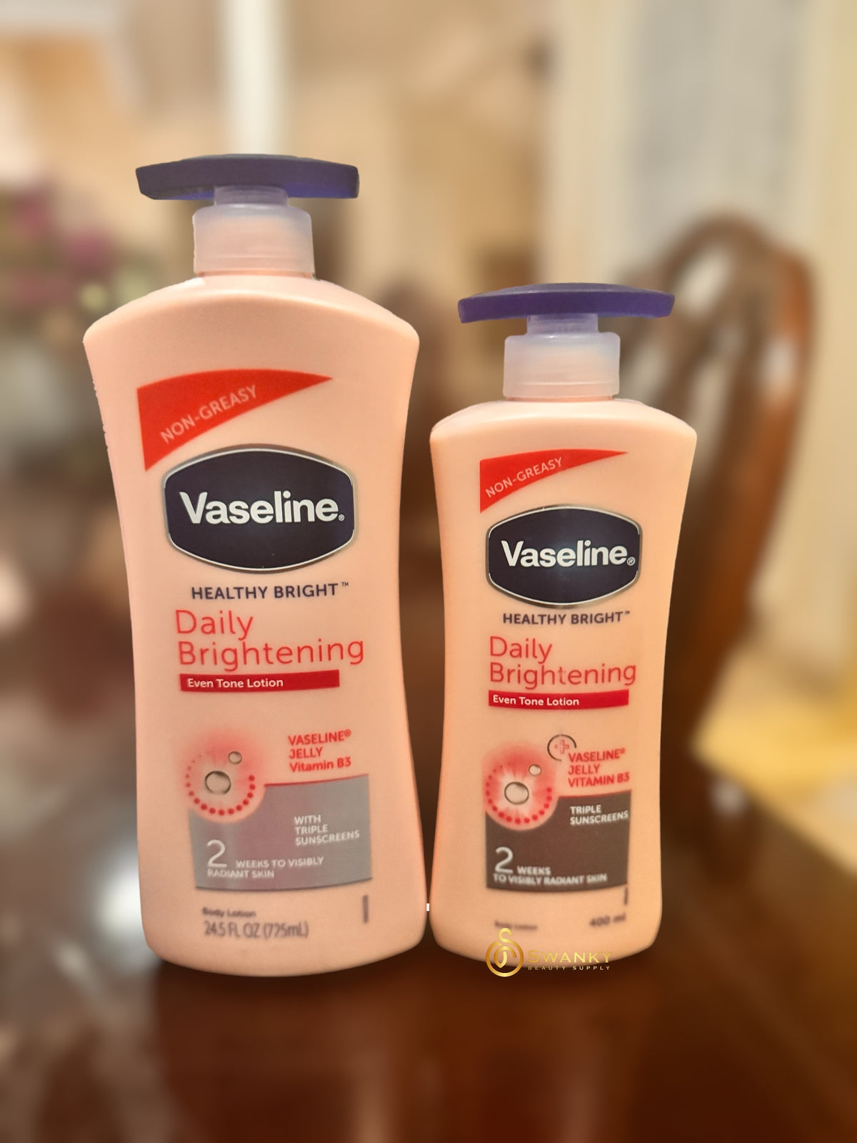 VASELINE DAILY BRIGHTENING EVEN TONE LOTION | Swanky Beauty Supply