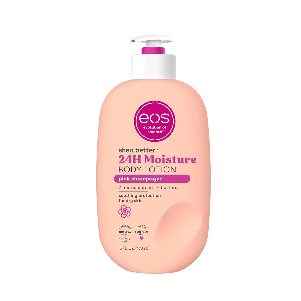 EOS BODY LOTION PINK CHAMPAGNE 16oz | Swanky Beauty Supply