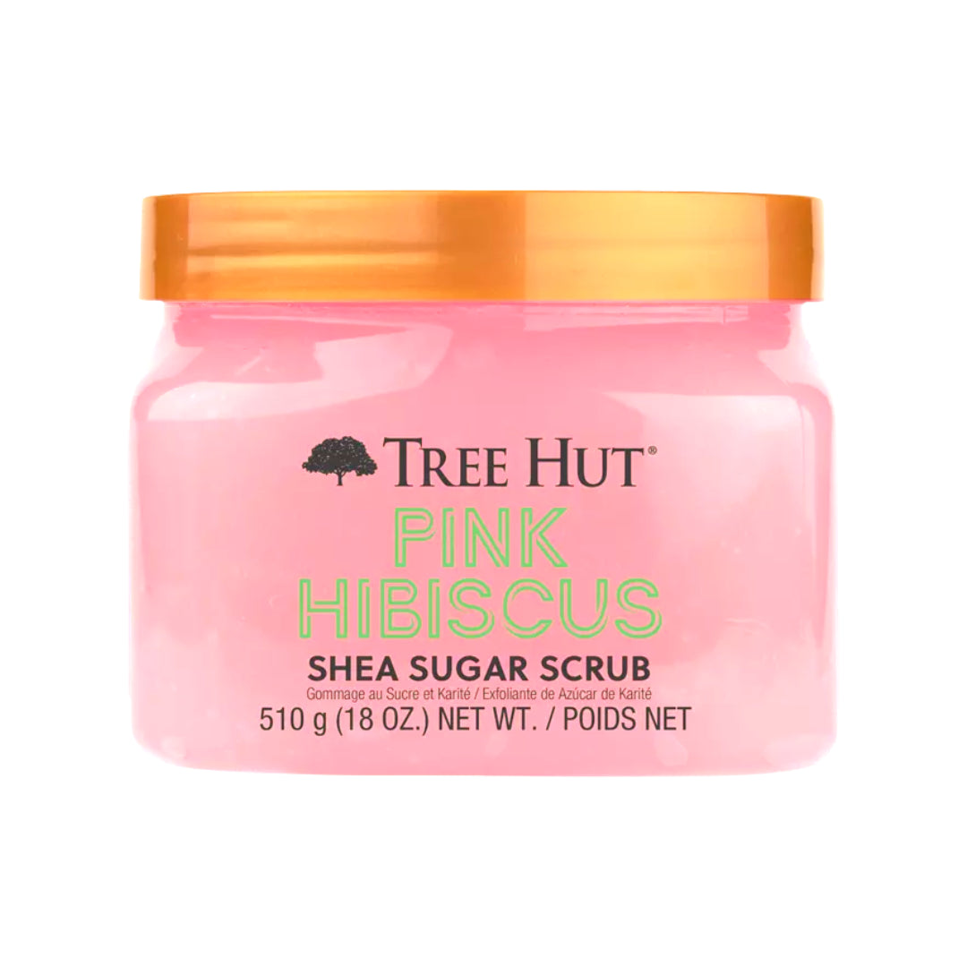 TREE HUT PINK HIBISCUS SHEA SUGAR SCRUB | Swanky Beauty Supply
