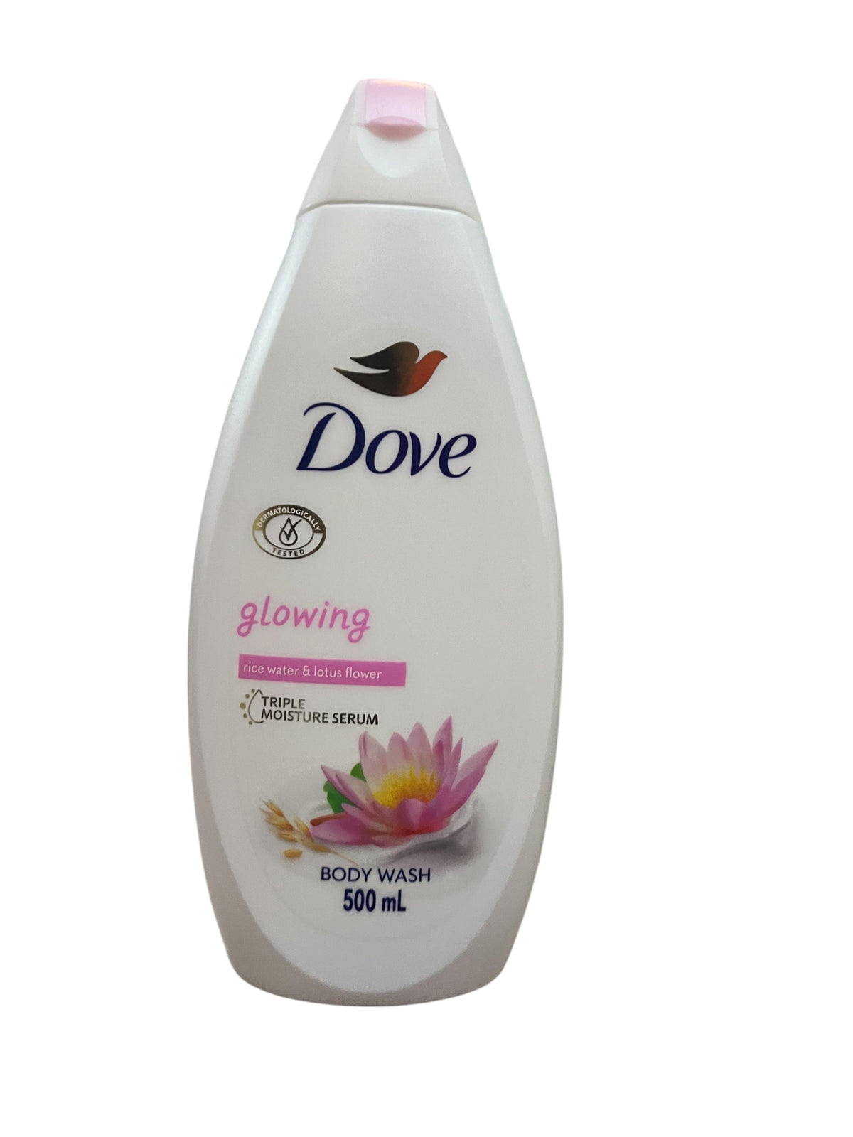 DOVE BODY WASH 500ML GLOWING LOTUS FLOWER AND RICE WATER | Swanky ...