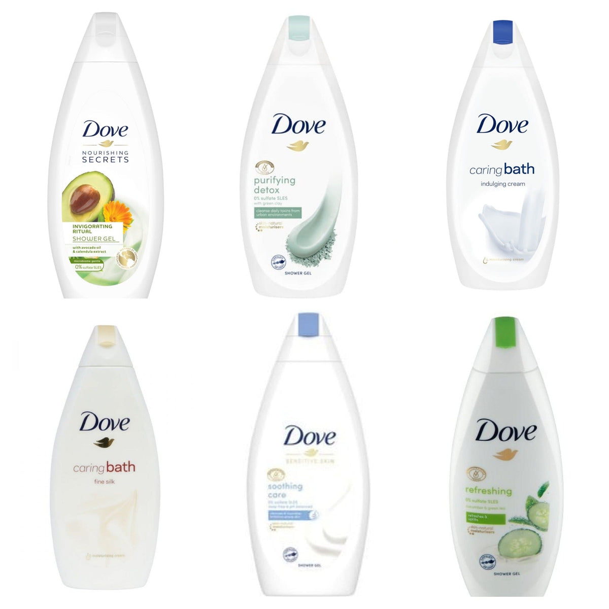 DOVE SHOWER GEL & BODY WASH 500ml | Swanky Beauty Supply