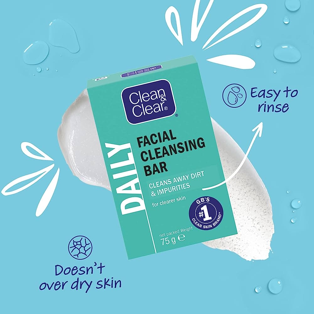 CLEAN & CLEAR FACIAL CLEANSING BAR | Swanky Beauty Supply